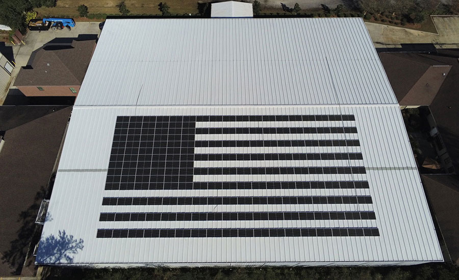 Project Profile: Liberty’s Patriotic Solar Array | Roofing Contractor