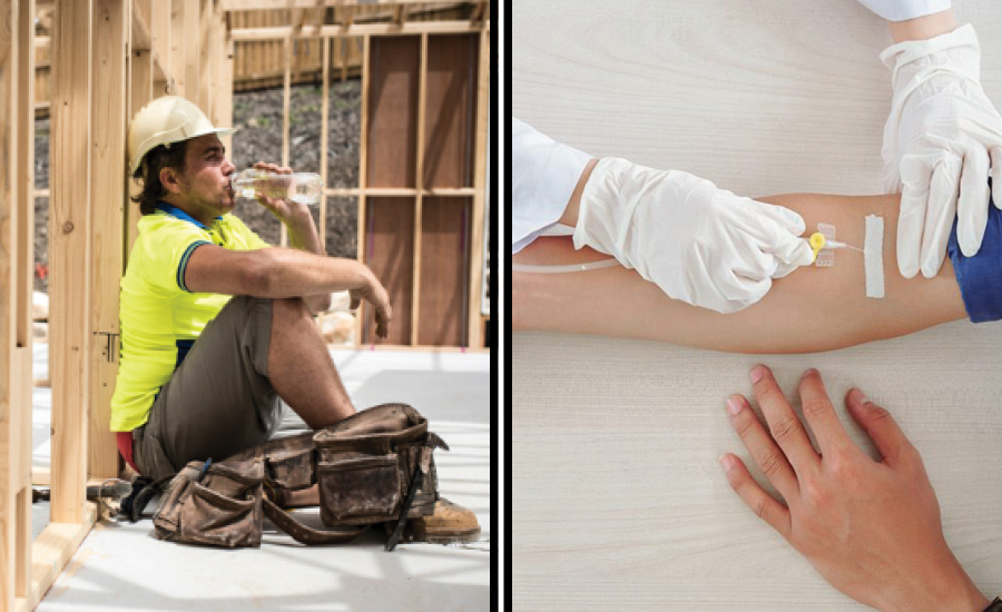 'Next-Level' Contractor Job Site Perk: Mobile IV Hydration | Roofing Contractor
