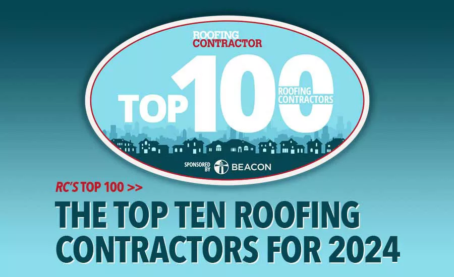 Announcing the Top 10 Roofing Contractors of 2024