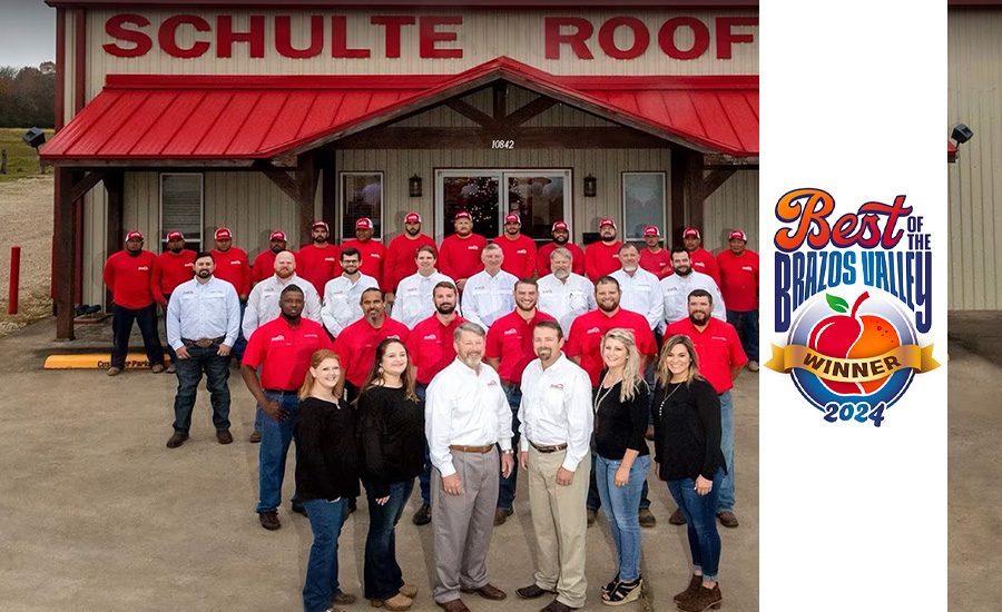 Schulte Roofing Celebrates ‘Hat Trick’ Victory at Best of Brazos Awards ...