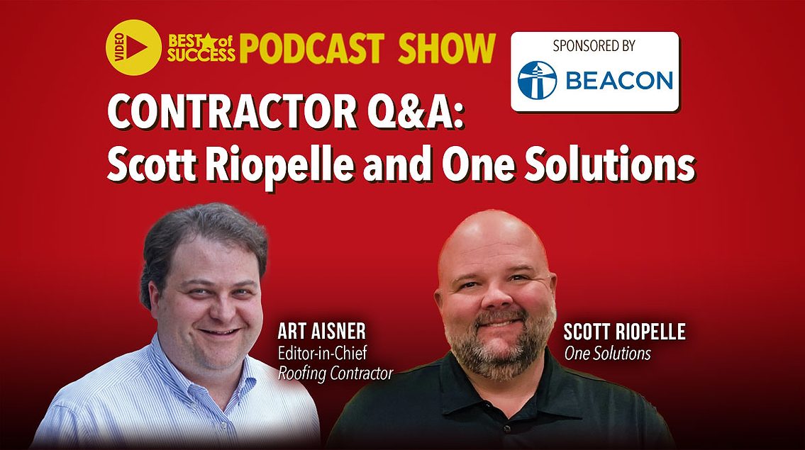VIDEO: Contractor Q&A with Scott Riopelle and One Solutions | Roofing ...