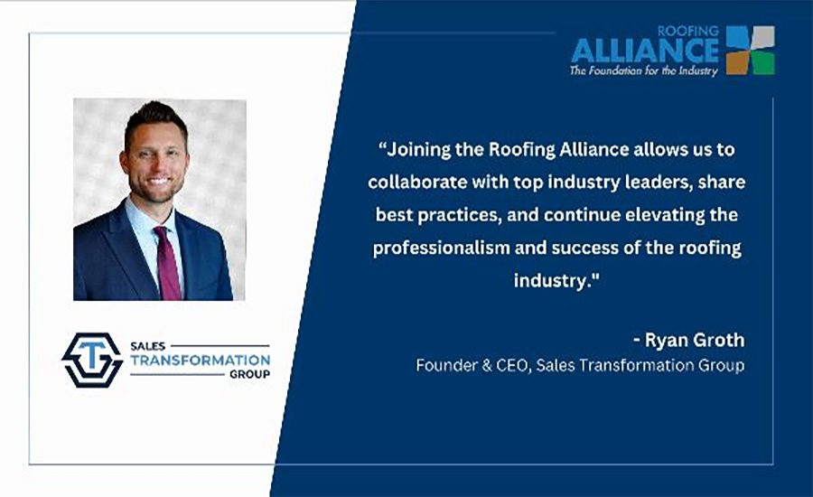 Sales Transformation Group Joins the Roofing Alliance | Roofing Contractor