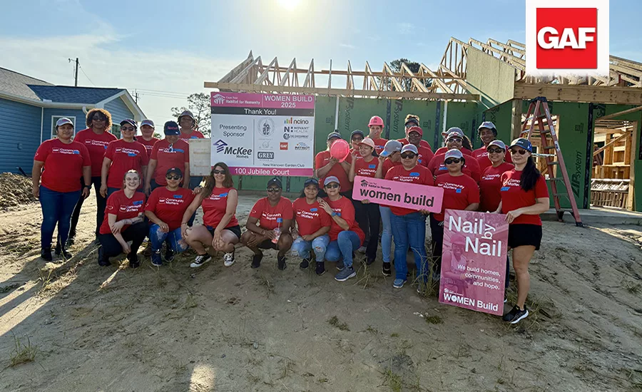 GAF Partners with Cape Fear Habitat for Humanity for Annual Women Build ...