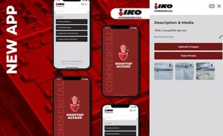 IKO Commercial Launches Rooftop Access App | Roofing Contractor