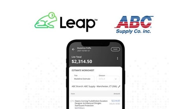 Leap CRM Now Connects Directly with ABC Supply | Roofing Contractor