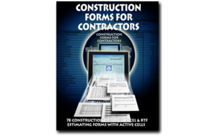 Construction Forms for Contractors Book+CD, PDF & Software Download ...