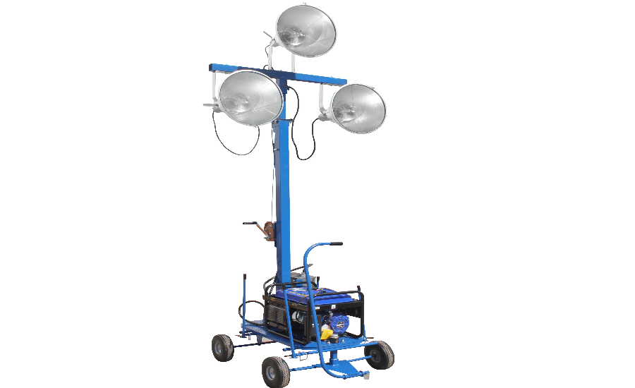 Mini Generator Powered Light Tower | 2016-01-08 | Roofing Contractor