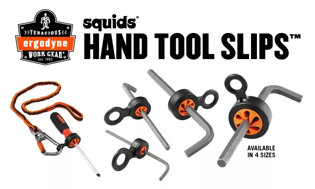Ergodyne Delivers Tool Tethering Simplicity with Squids Hand Tool Slips ...