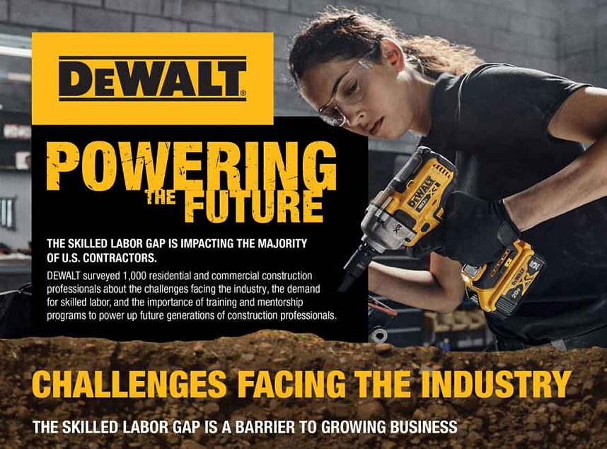 DEWALT Survey: Inflation, Lack of Trained Workers Biggest Issues Facing ...